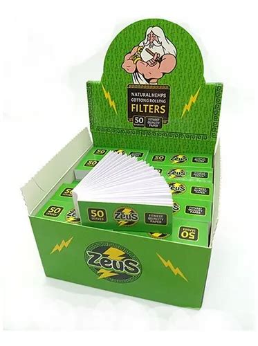 Filtros Zeus Tips Cartón Large Withe 50u Sabor Ninguno Mercadolivre