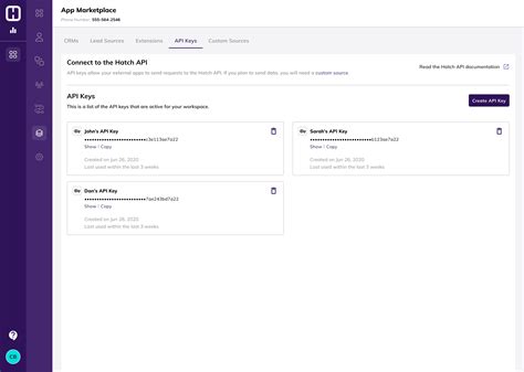 hatch api reference