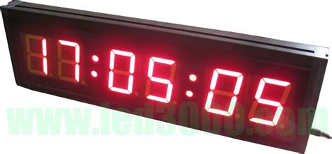 Six Digit LED Clock Displays HIT R World Time Led Clock And Led Clock Price