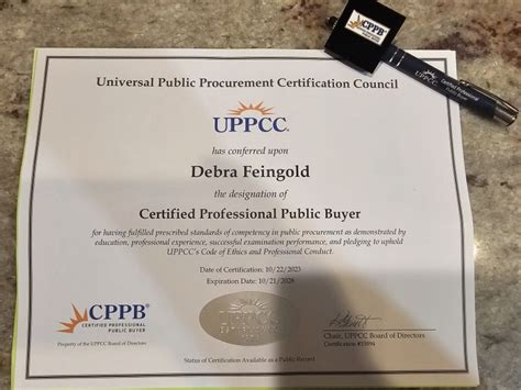 Debbie Feingold Cppo Cppb Nigp Cpp On Linkedin Cppb Uppcc