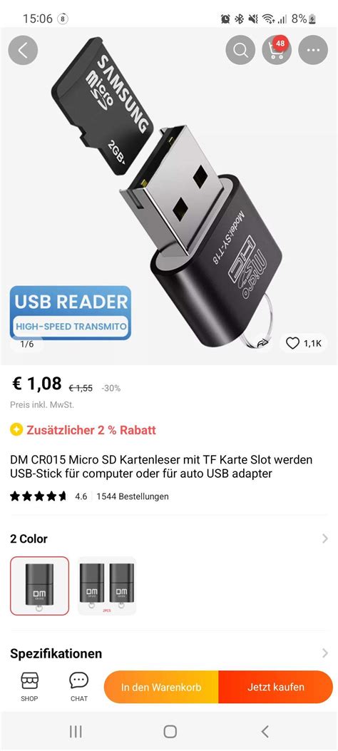Lohnt Sich Der Micro Sd Karten Leser Von Aliexpress Computer