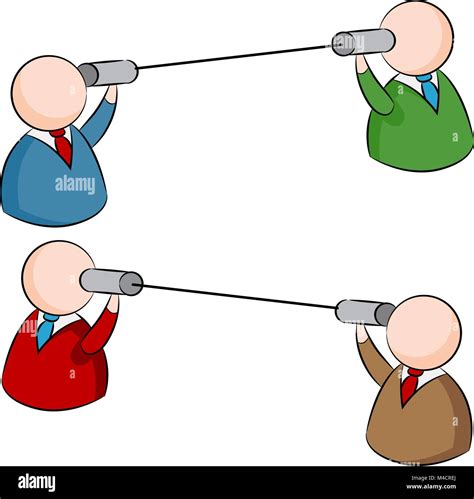 Two People Communicating
