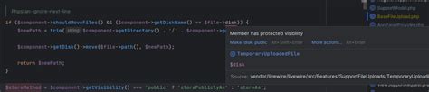 Fileupload Component ` Movefiles` Breaks Upload Due To Protected