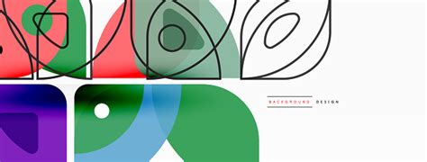 다채로운 최소한의 기하학적 추상적 배경 둥근 요소 원삼각형 모양 벽지 배너 배경 또는 착륙을위한 트렌디 한 테크노 비즈니스 템플릿 개념에 대한 스톡 벡터 아트 및 기타