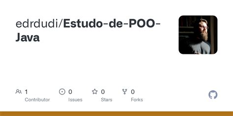 GitHub Edrdudi Estudo De POO Java