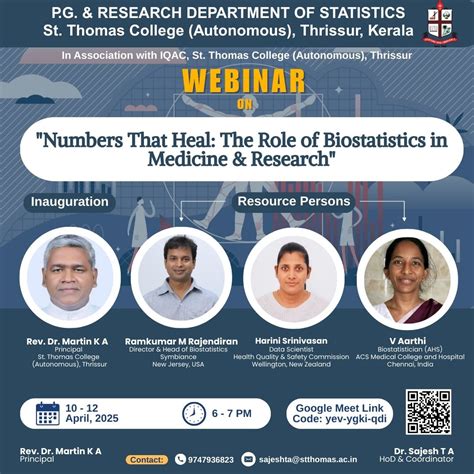 Webinar St Thomas College Autonomous