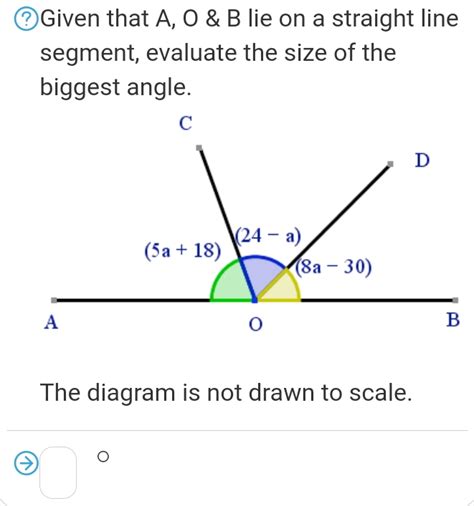 Solved ？given That A O And B Lie On A Straight Line Segment Evaluate
