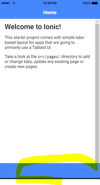 Angularjs Ionic Tab On Menu Can Click But Cannot See It Stack Overflow