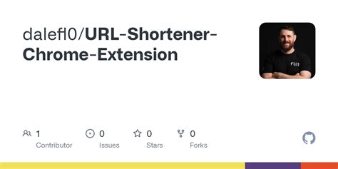 Github Dalefl0url Shortener Chrome Extension