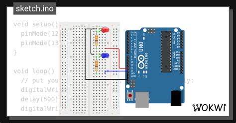 2 Ledky Copy Wokwi Esp32 Stm32 Arduino Simulator