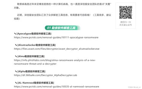 勒索病毒解密工具 源码巴士