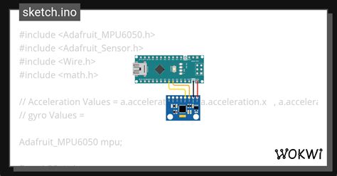 Nano Mpu6050 Wokwi Esp32 Stm32 Arduino Simulator