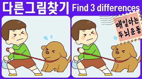 틀린그림찾기다른그림찾기🧐나의 두뇌건강을 위해 가볍고 신선한 자극을 주세요 다른 부분을 찾다보면 치매예방과 인지기능 향상에 도움이 돼요 Youtube