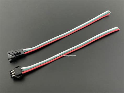 Discount Locking 3 Pin Jst Sm Female Male Connector A Pair