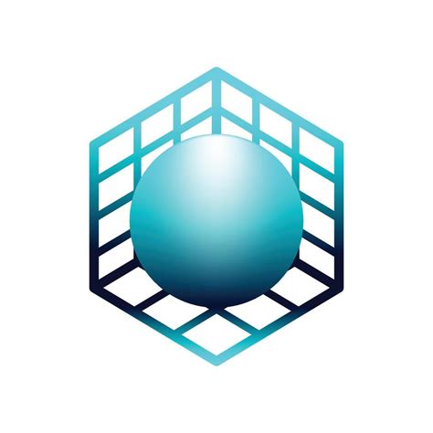 3d Object Visualization Technology Icon Vector Illustration