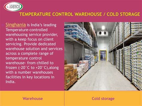 Cold Chain Logistics Ppt