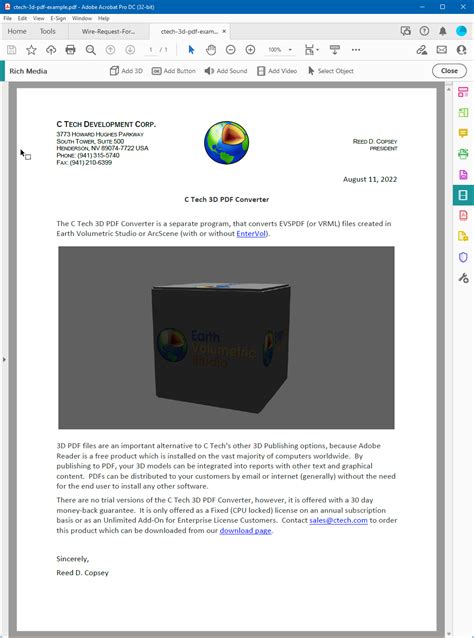 Inserting Placeholder D Models Into Existing PDFs