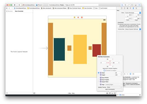 Evenly Spaced Views With Auto Layout In Ios