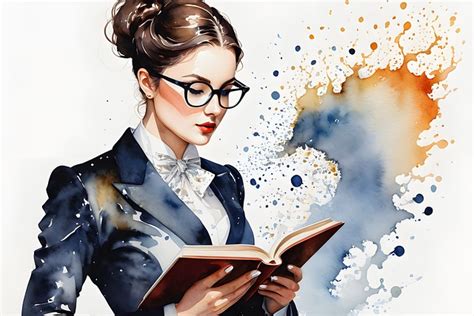 Download Ai Generated Woman Reading Royalty Free Stock Illustration Image Pixabay