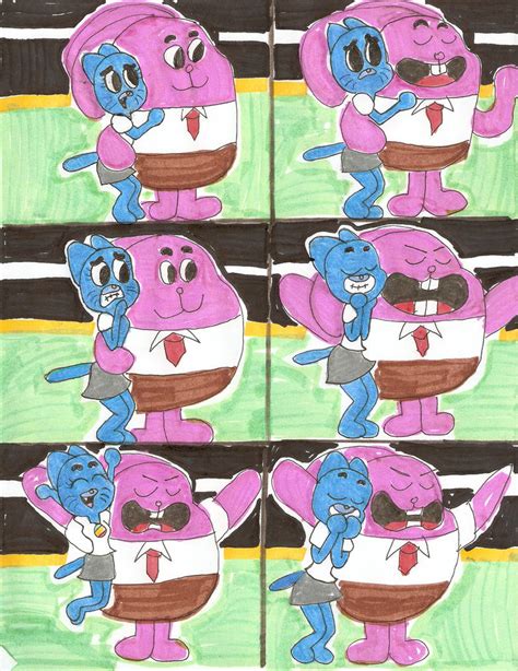 Nicole Watterson And Richard The Game Of Gumball By Conikiblasu Fan On