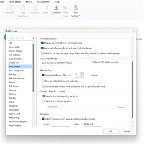 how to use the timesaving save settings in foxit pdf editor or foxit pdf reader foxit