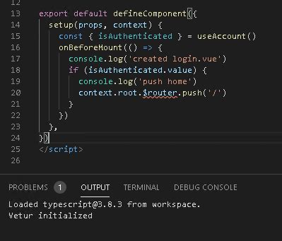 IntelliSense Not Working For Context Root Router In The Vue CompositionAPI Issue