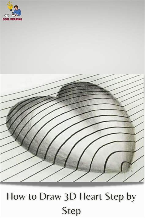 D Heart Drawing Step By Step Heart Drawing Ideas D Heart Sketch D Heart Drawing With