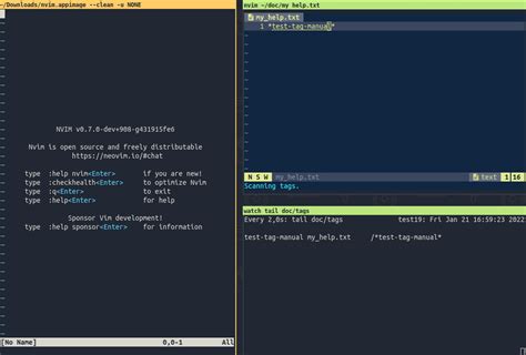 `helptags All` Doesnt Reload Previously Loaded Help Buffer · Issue