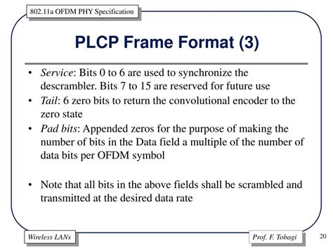 Ppt 802 11a And 802 11g Ofdm Phy Specification Powerpoint Presentation Id 4598841