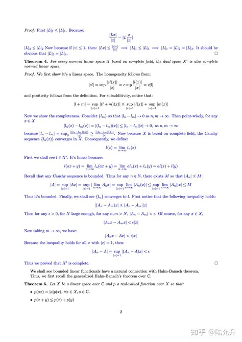 Lax泛函分析：对偶空间 知乎