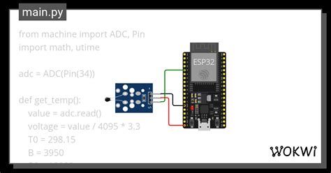 Ntc Thermistor Wokwi Esp32 Stm32 Arduino Simulator