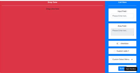 Drag And Drop Codesandbox