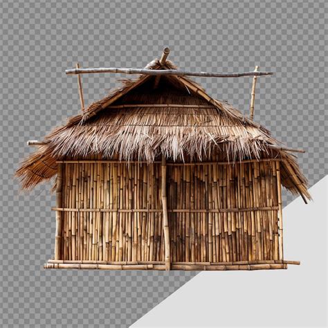 Nipa Hut Png Isolated On Transparent Background Premium AI Generated PSD