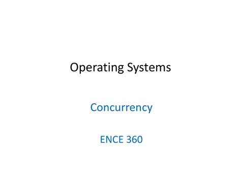 Operating Systems Schemes And Mind Maps Operating Systems Docsity
