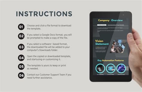 Automation Project Template In PDF PowerPoint Google Slides Apple Keynote Download