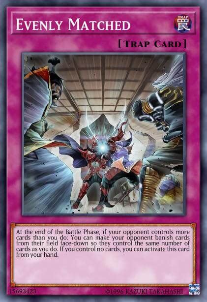Evenly Matched Yu Gi Oh Tcg Ygo Cards