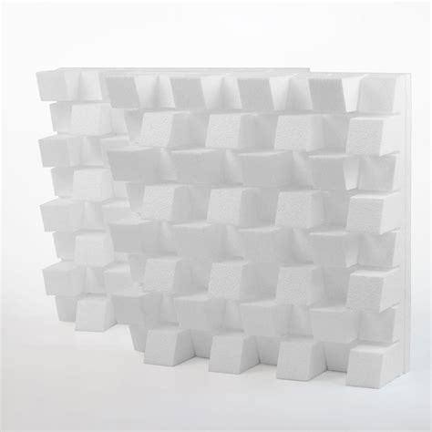 2 Pack — Styrofoam Sound Acoustic Diffuser Sirius S 2d Diff