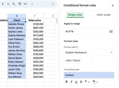 How To Apply Conditional Formatting Across An Entire Row