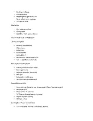 36 Adult Program Ideas Outline DOCX