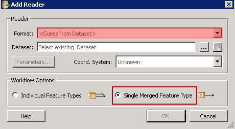 Geoprocessing In FME Is There A Way To Connect Multiple Input Feature Types From Reader And
