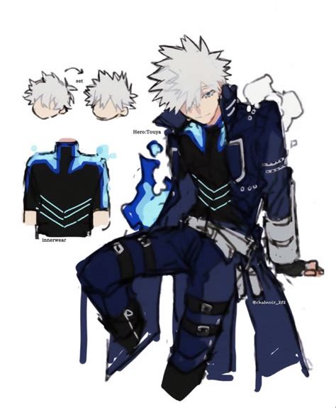Touya Todoroki Hero Costumes My Hero Academia Manga Hero