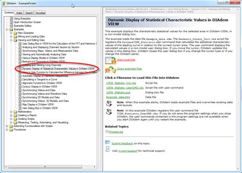 find maximum value from a plot in diadem view ni community