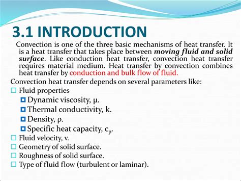 Forced Convection Heat Transfer Chapter 3ppt Physics Science