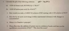 I need help with constructing the Log C vs pH diagram. Also I need the solution... - HomeworkLib