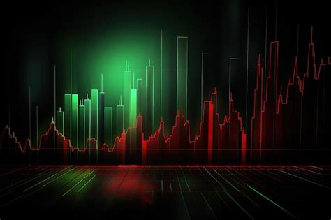 Premium Photo Stock Market Graph Graph Showing Growth Data Investment And Risk Exchange Rate