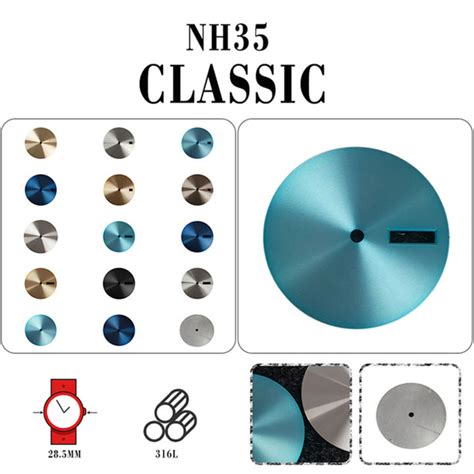 Modified Solid Color Watch Dial No Scale Dial 28 5MM 3D Printed