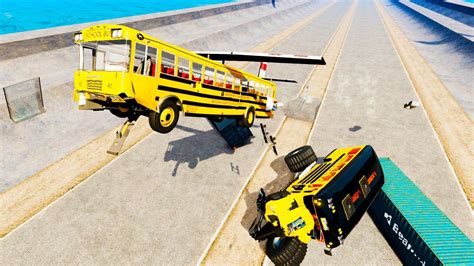 BeamNG Drive Crashes #12 💥 BeamNG crash compilation 🚗 Endless Highway - YouTube
