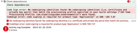 Ios Failing With Valid Code Signing Identity Xcode Stack Overflow
