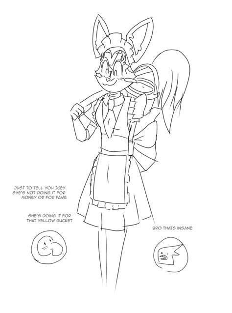 Lolbit Maid By Comboluigi On Deviantart