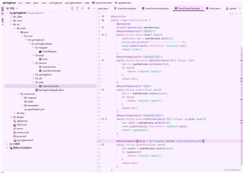 Springboot整合mybatisthymeleaf做一套简单的增删改查操作springboot Thymeleaf 增删改查ღ恋樱